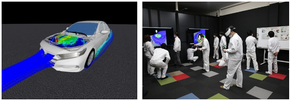 CAE解析結果をVR空間で、ホンダと共同で特許申請中の新技術をオプション提供：VRニュース - MONOist