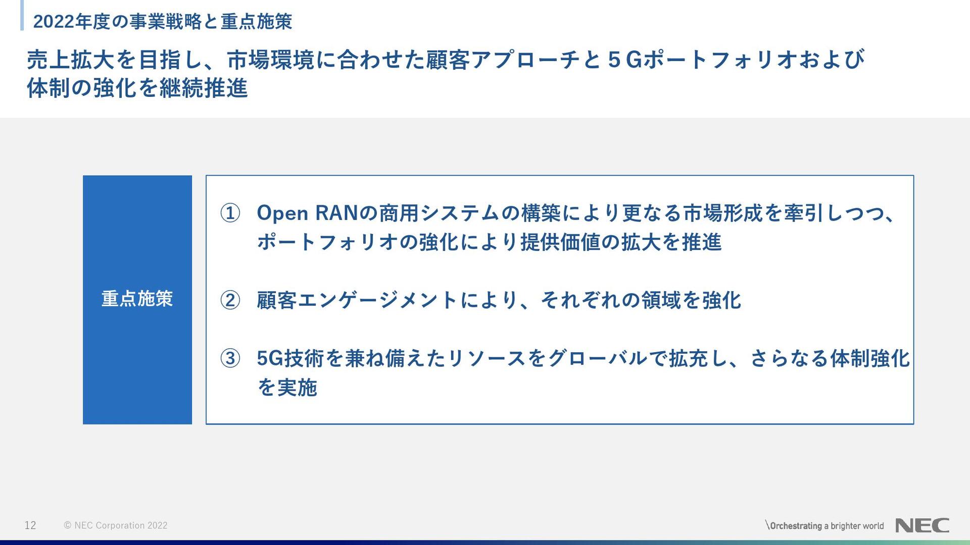 Open RAN市場のシェア15％以上を将来目標に、NECのグローバル5G事業戦略：製造マネジメントニュース - MONOist