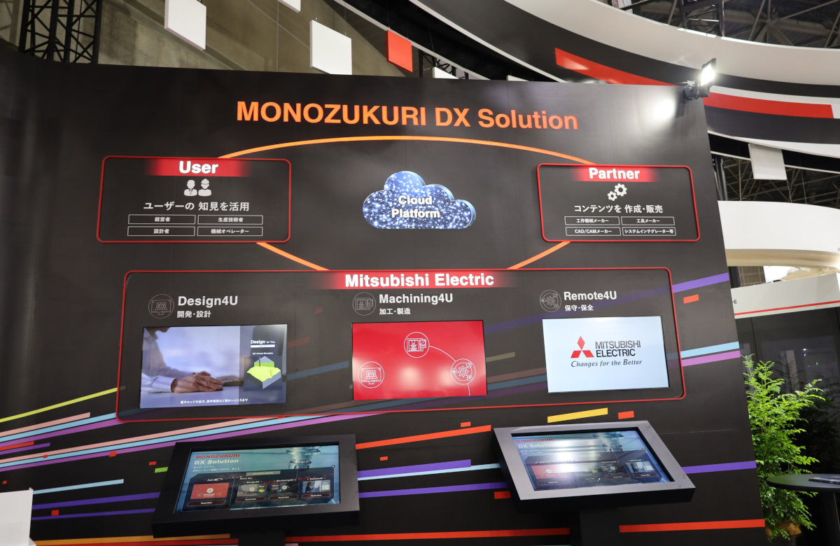 三菱電機が機械加工DXを体系化、NCデータを活用し設計から加工や保全まで支援：JIMTOF2022 - MONOist