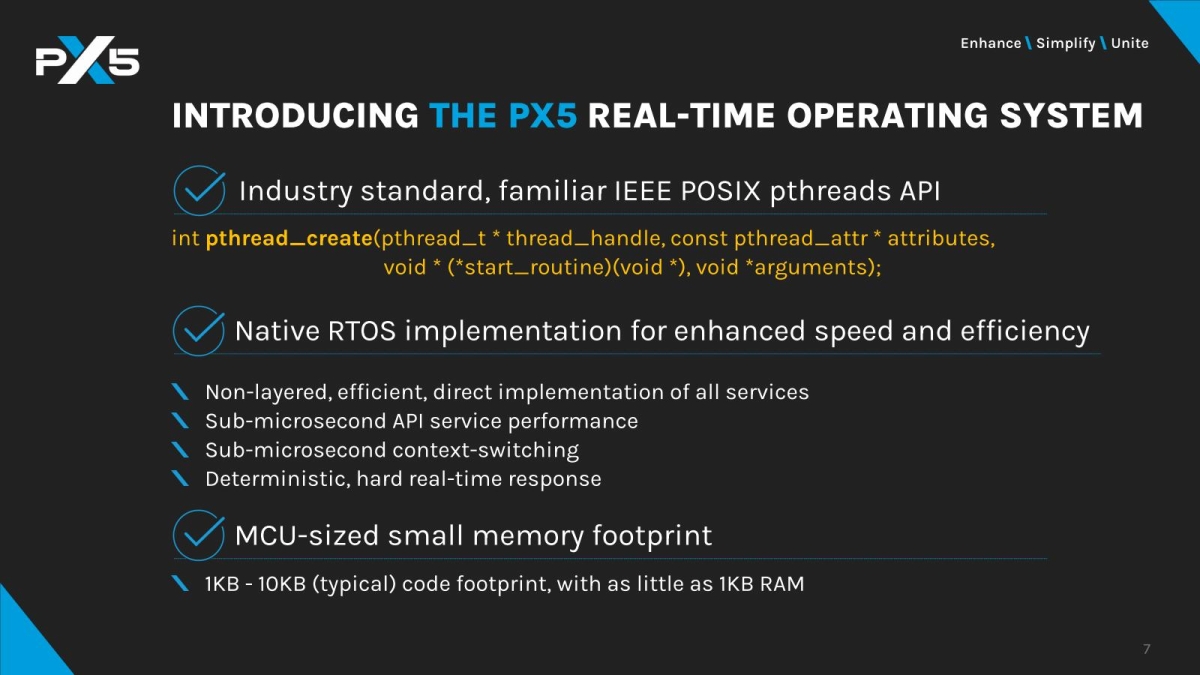 「ThreadX／Azure RTOS」の悔恨から生まれた「PX5 RTOS」はできたてほやほや：リアルタイムOS列伝（32）（2/3 ページ） - MONOist
