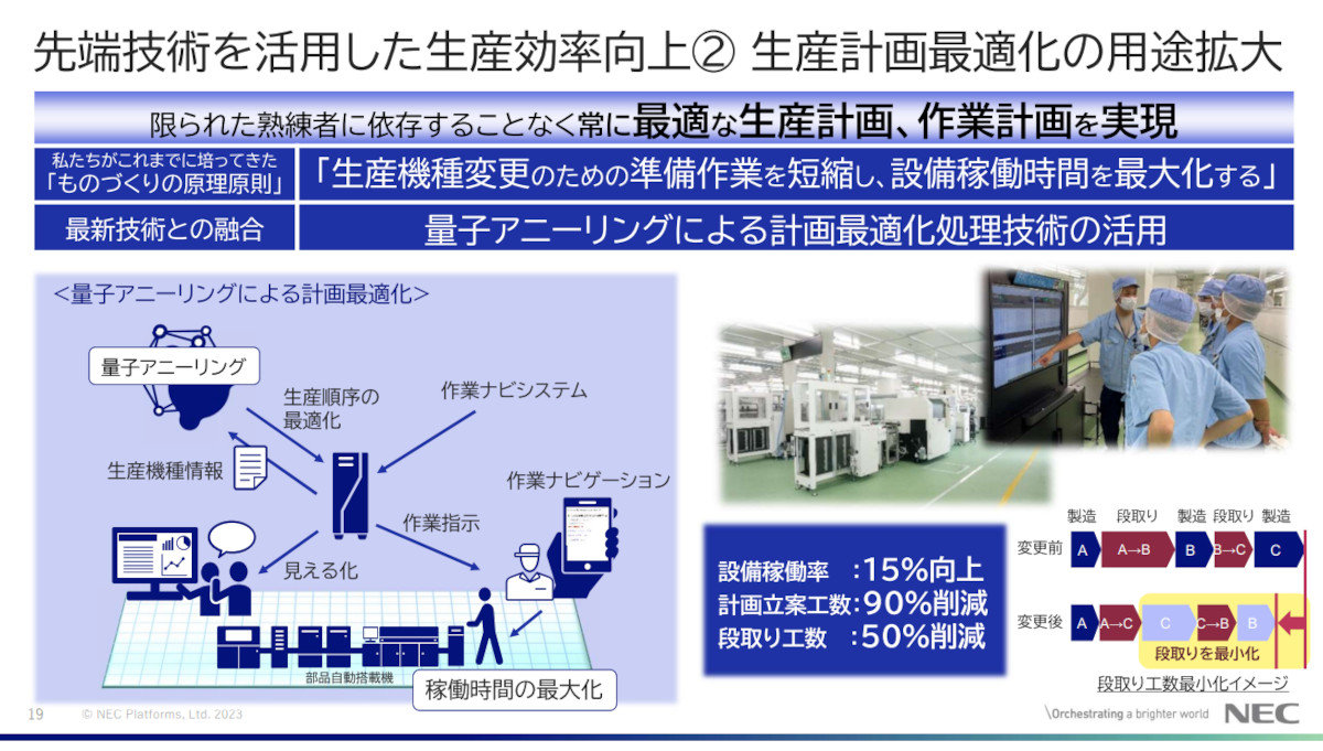 5Gで17台のAMRを駆動し搬送負荷30％削減、量子アニーリングも駆使するNEC掛川工場：スマート工場最前線（2/4 ページ） - MONOist