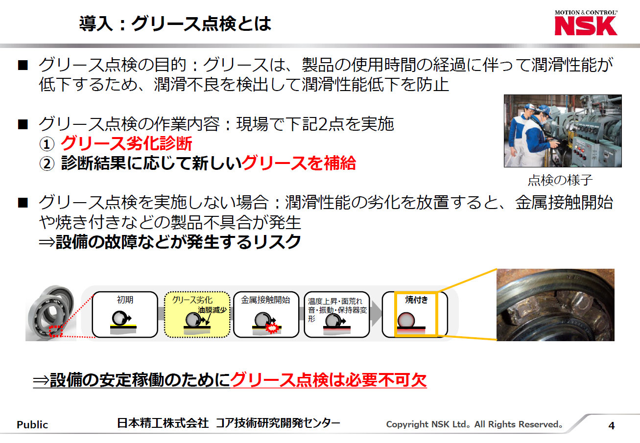 モバイルアプリがグリスの状態／余寿命を現場で即診断、NSKが2025年に製品化へ：FAニュース（1/2 ページ） - MONOist