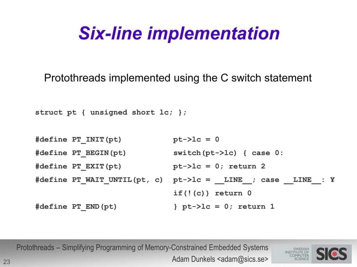 Fiberもどきの「Protothreads」は既存RTOSとの組み合わせで力を発揮する：リアルタイムOS列伝（43）（3/3 ページ） - MONOist