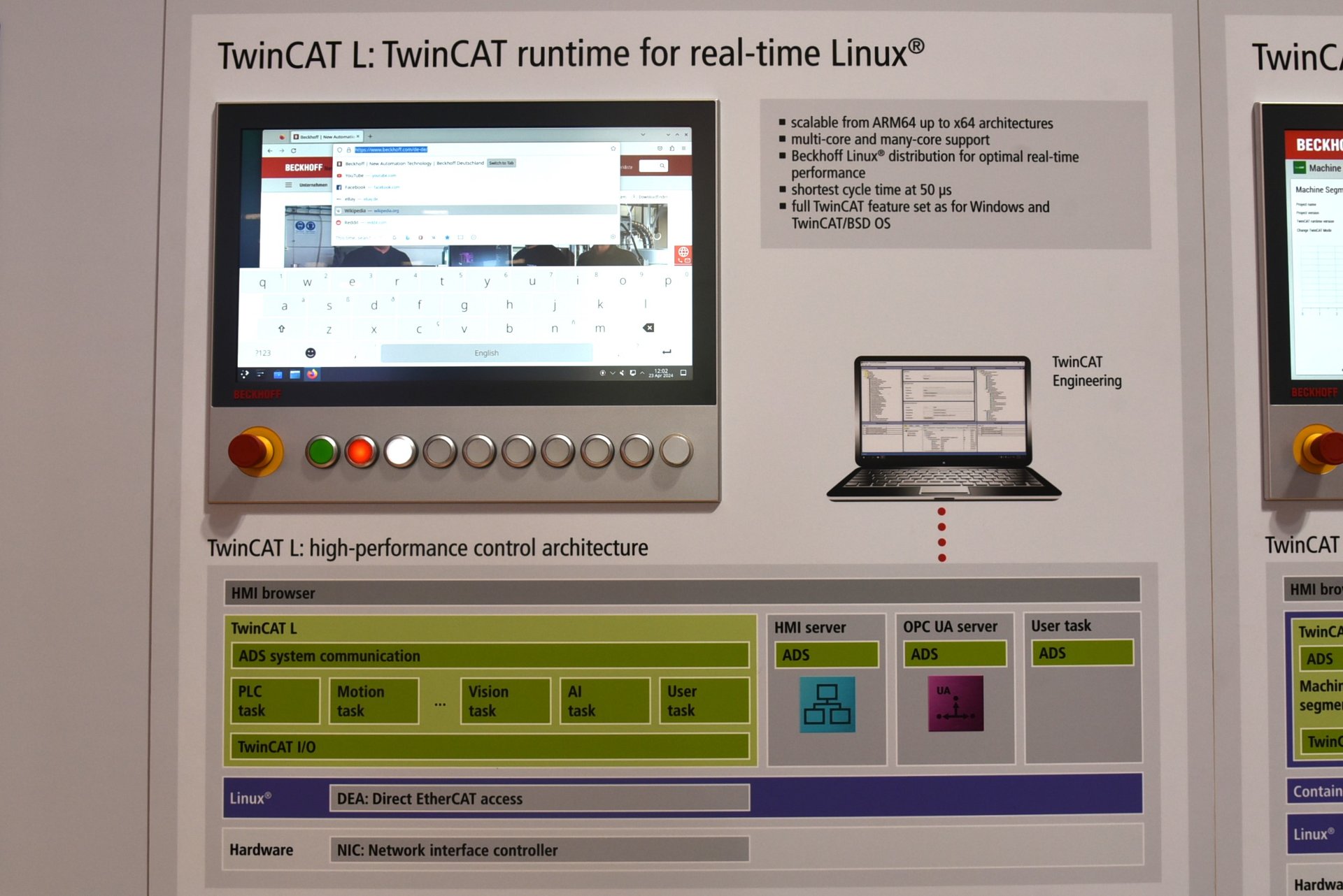 Linux版「TwinCAT」登場へ、半導体製造やロボット業界などの採用拡大狙うベッコフ：ハノーバーメッセ2024（1/2 ページ） - MONOist