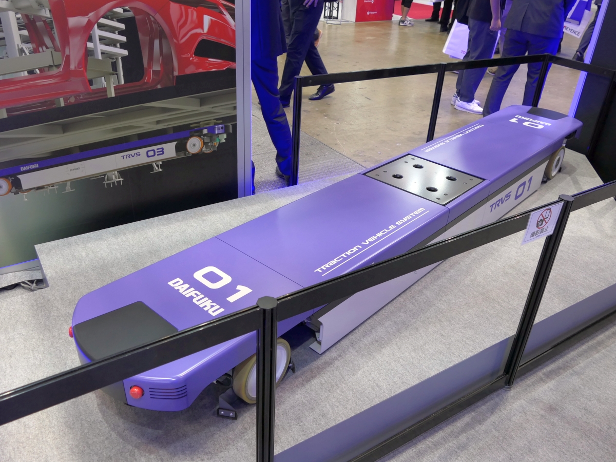 最大けん引重量6.5トンのAGV、ダイフクが自動車生産ライン向けに提案：国際物流総合展2024 - MONOist