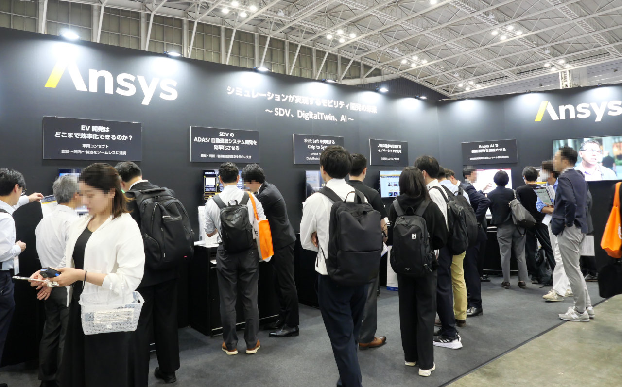 シミュレーションの力でSDV時代の自動車開発を加速するAnsys：人とくるまのテクノロジー展2025（1/2 ページ） - MONOist